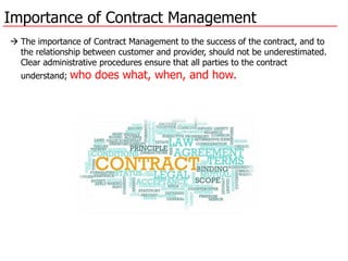 Contract management | PPT | Free Download