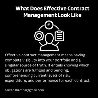 Contract Management | PDF