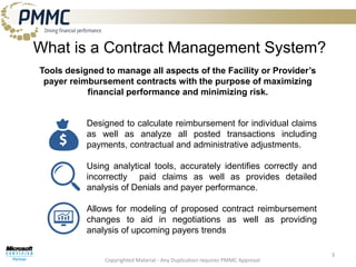 Contract Management Best Practices: Tips to Maximize Reimbursement | PPT