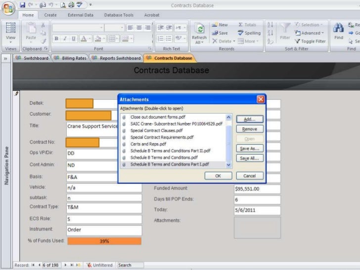 Contract Management Database For Small Businesses