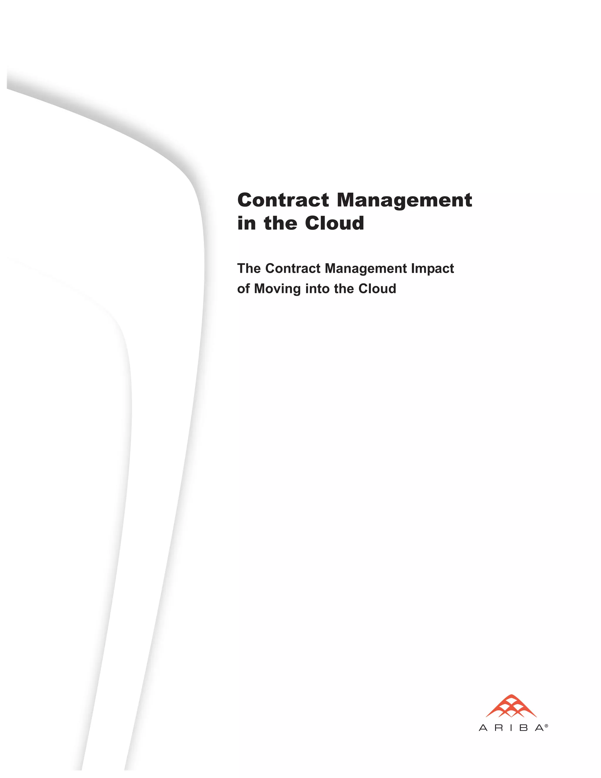 Contract Management In the Cloud | PDF