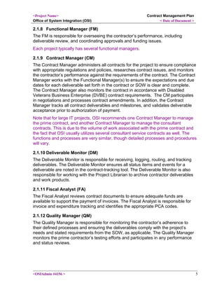 Contract management plan (4156v2) | DOC | Desktop Publishing | Computer ...