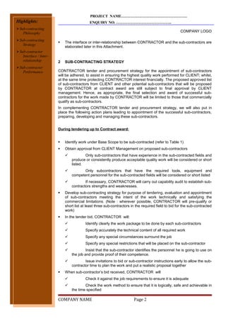 Contract management procedure | DOC | Business | Business and Finance