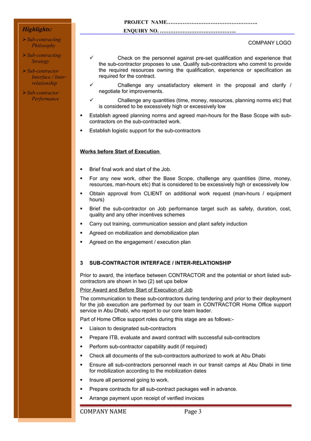 Contract management procedure | PDF Contract management procedure | PDF