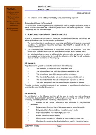 Contract management procedure | DOC | Business | Business and Finance