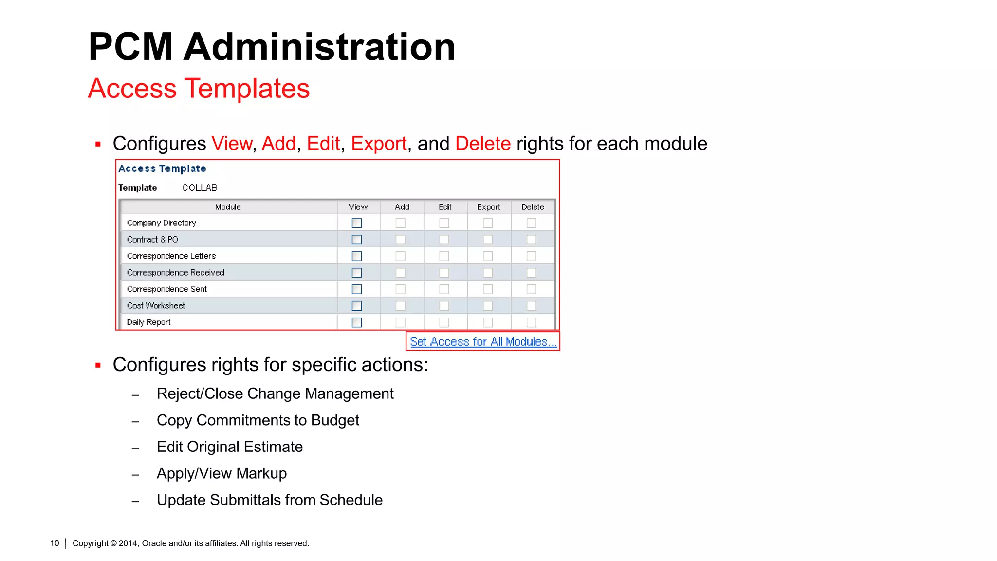 Contract management security and administration best practices - Oracle ...