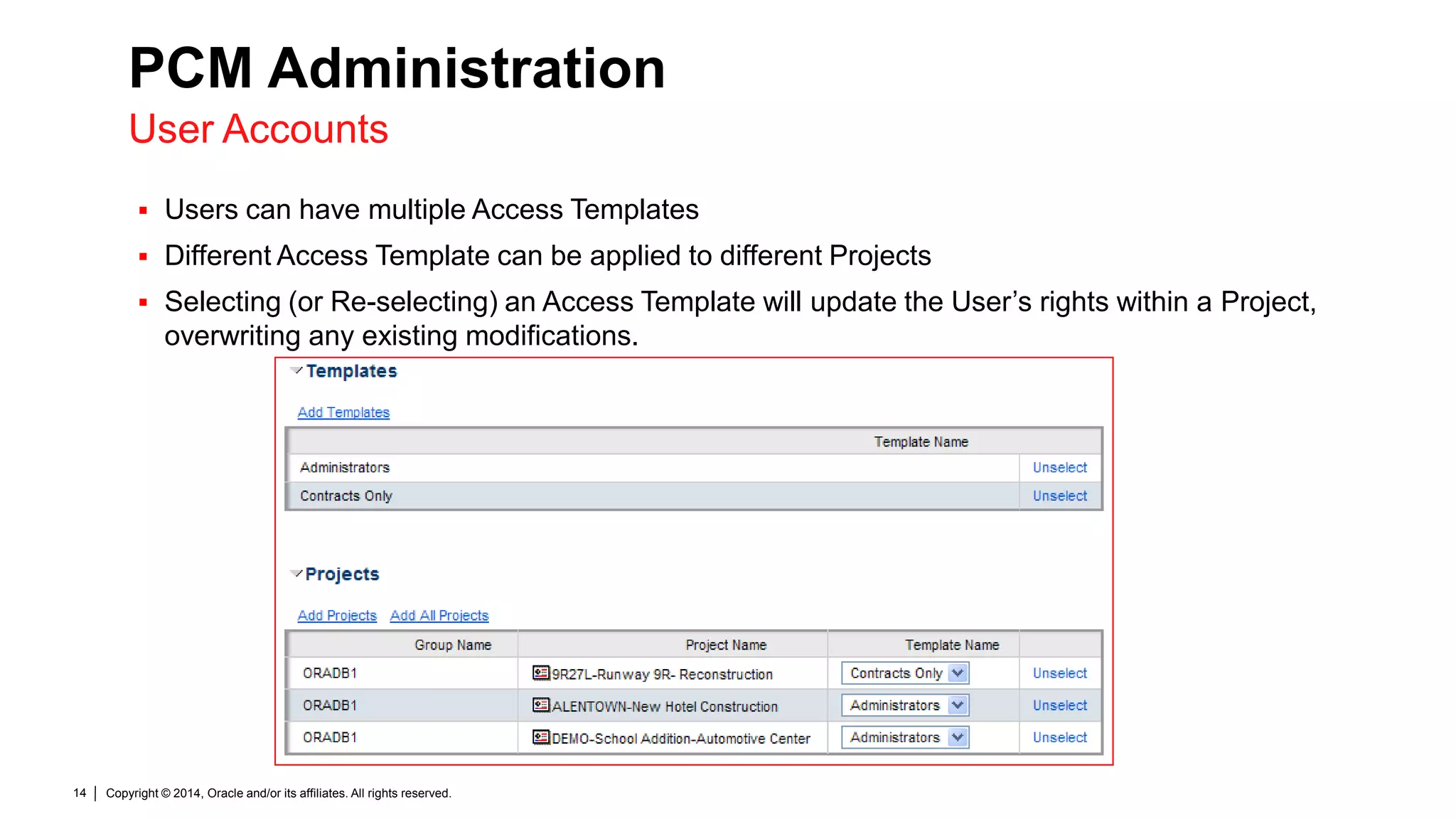 Contract management security and administration best practices - Oracle Primavera P6 Collaborate ...