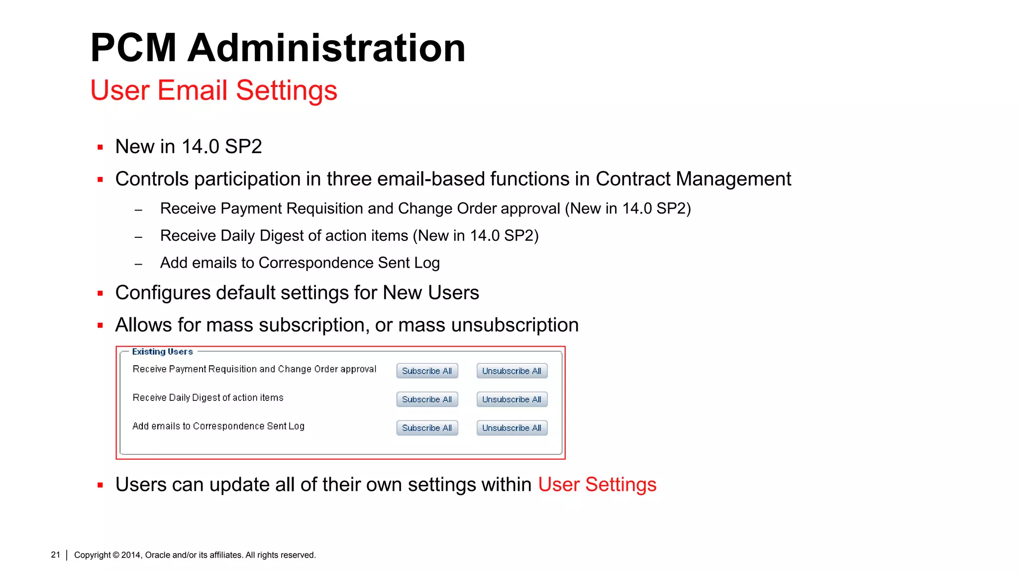 Contract management security and administration best practices - Oracle ...