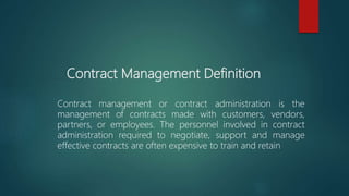 Contract management Solutions | PPT