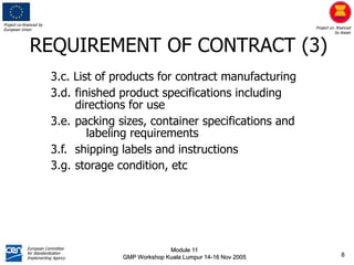 Contract Manufacturing and Analysis | PPT
