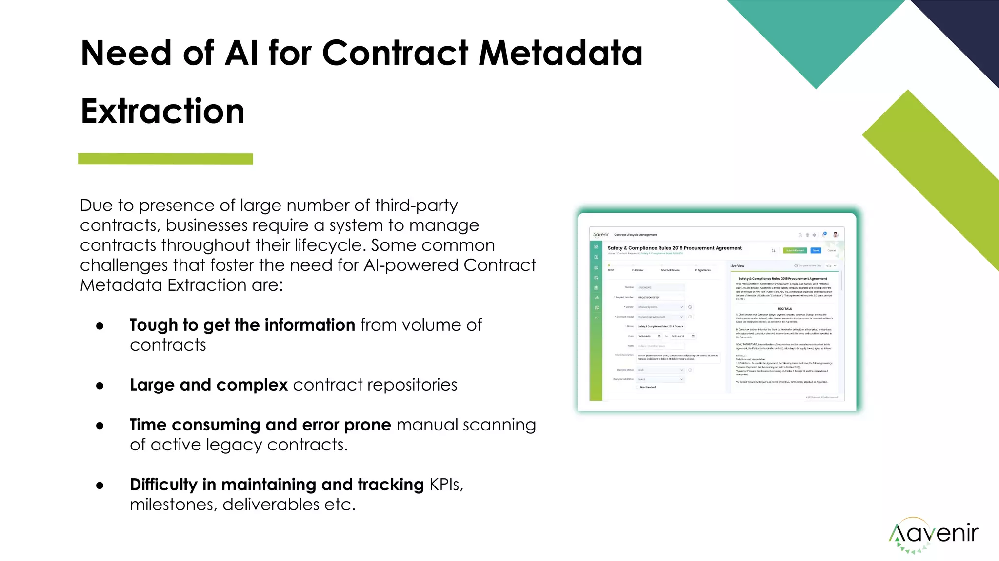 Contract Metadata Extraction with Artificial Intelligence (AI) | PDF