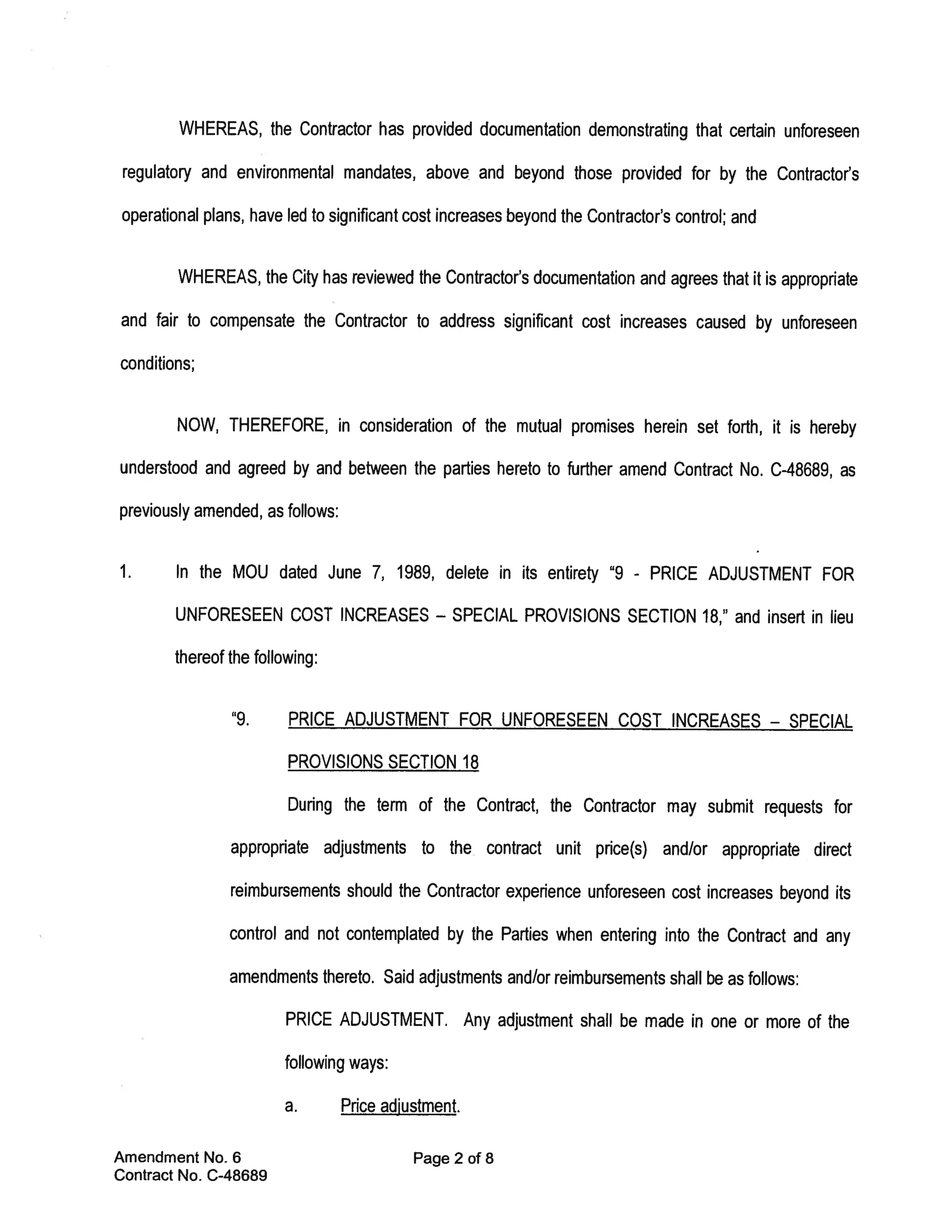 Waste Management Landfill Contract | PDF
