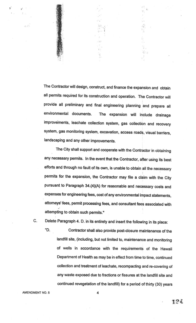 Waste Management Landfill Contract | PDF | Commodities | Economy