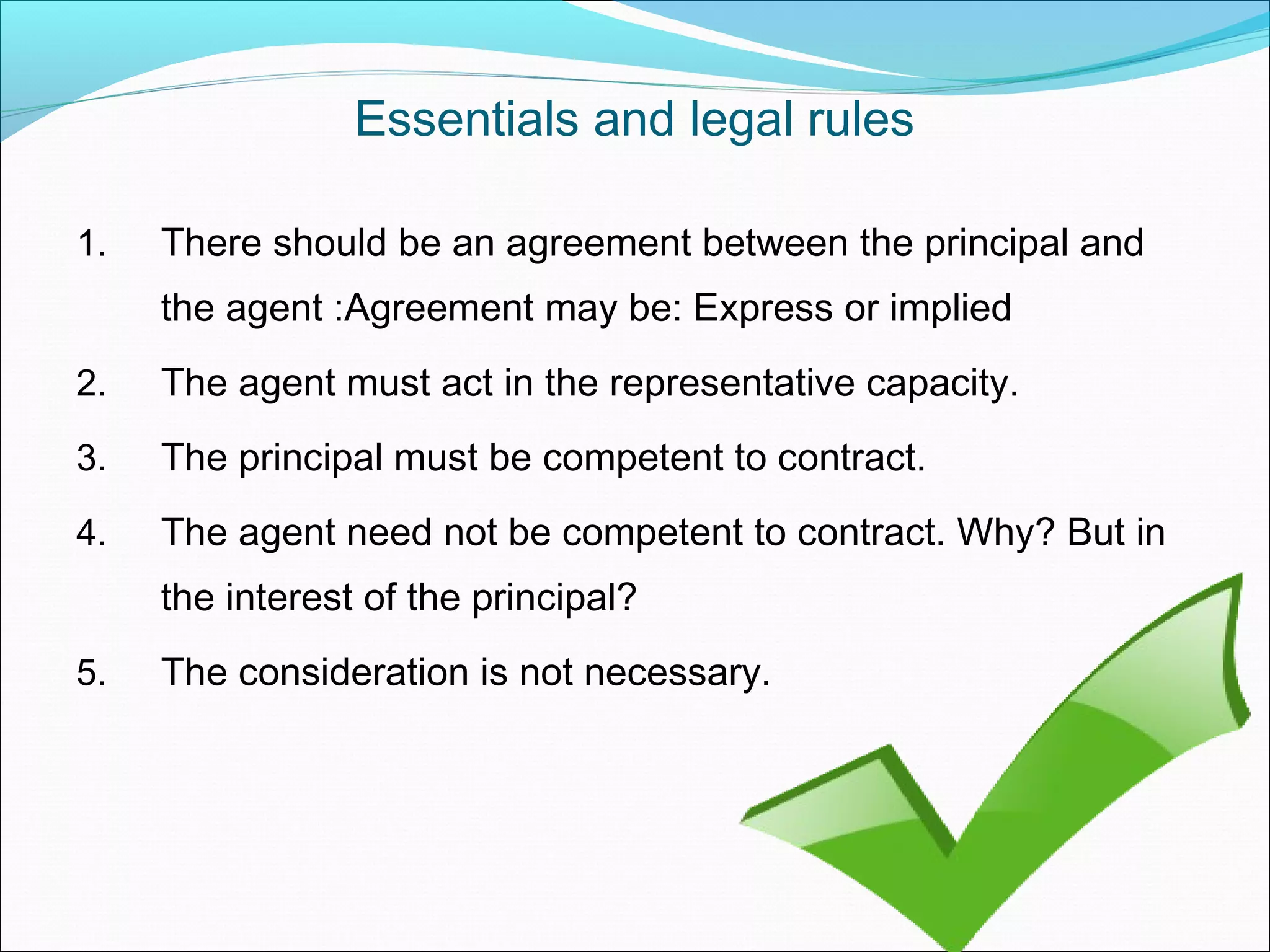Contract of agency | PPT