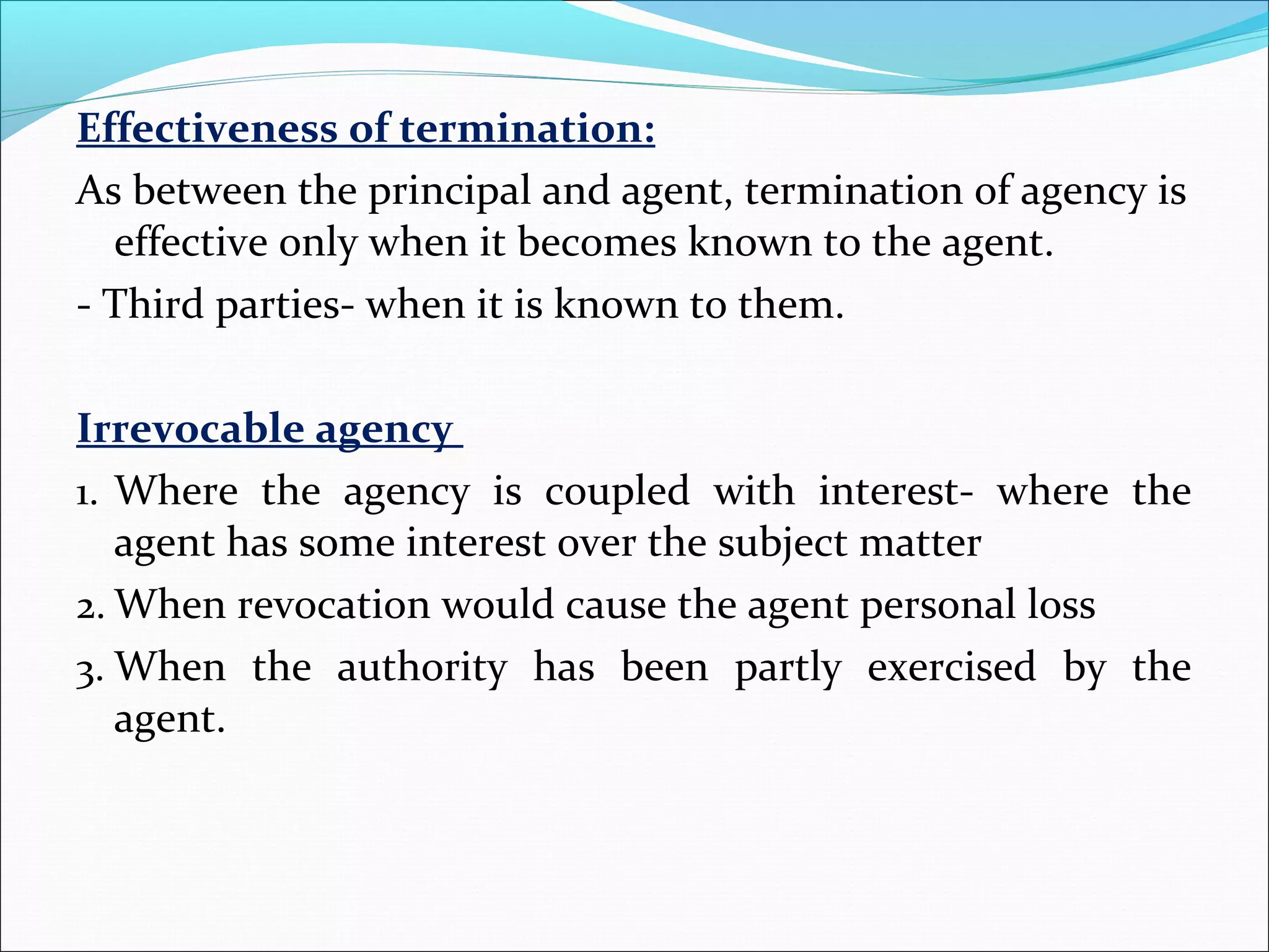Contract of agency | PPT