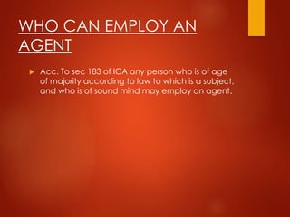 Contract of agency | PPTX