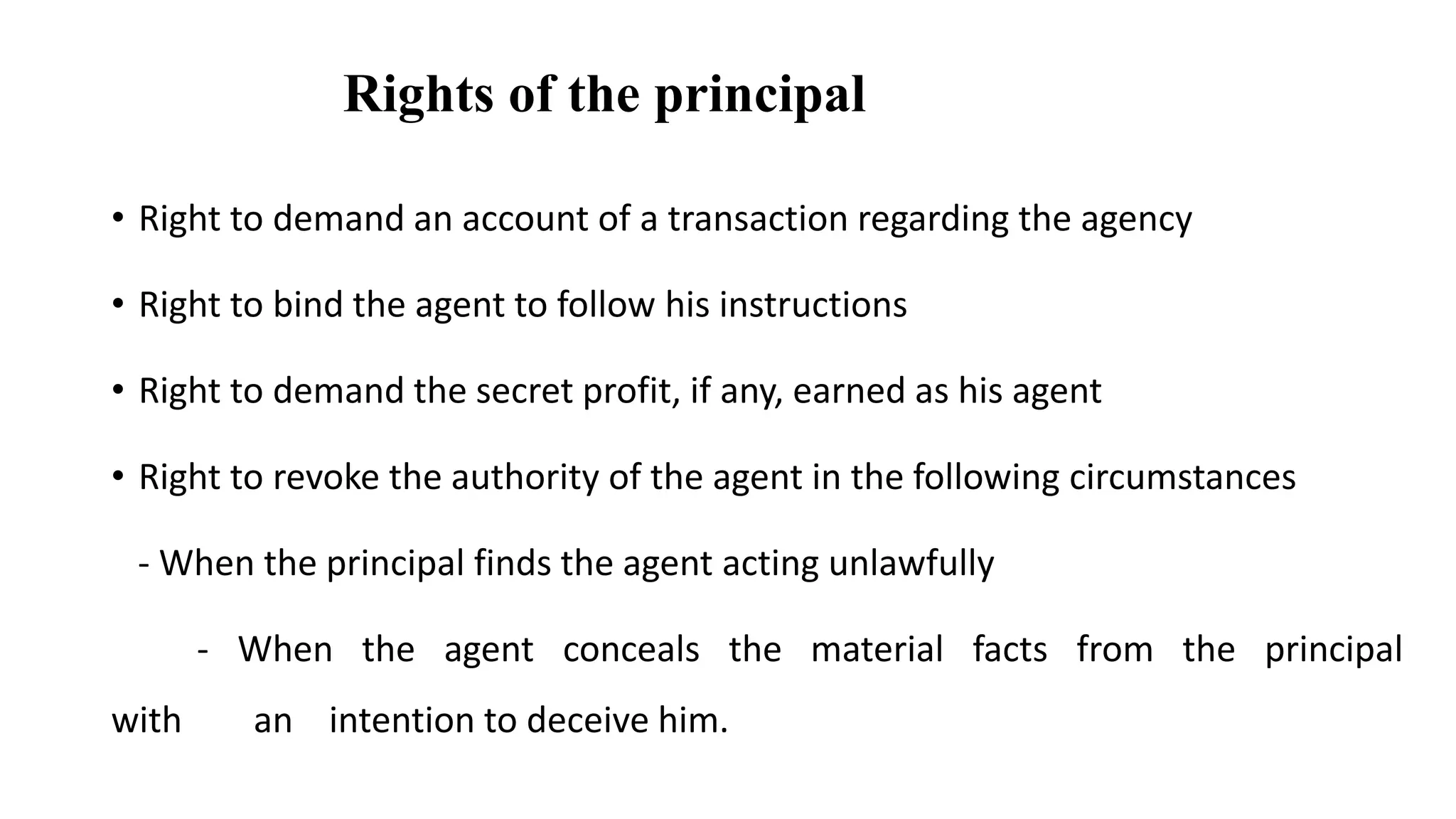 Contract of agency | PPT