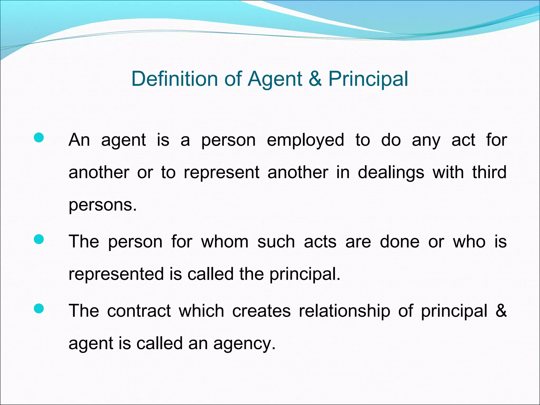 Contract of agency 2 | PPT