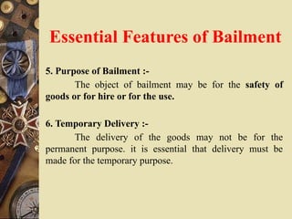 Contract of Bailment introduction - BL.Unit III.pptx