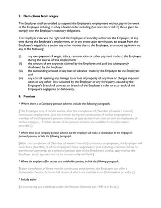 Contract of employment | DOC