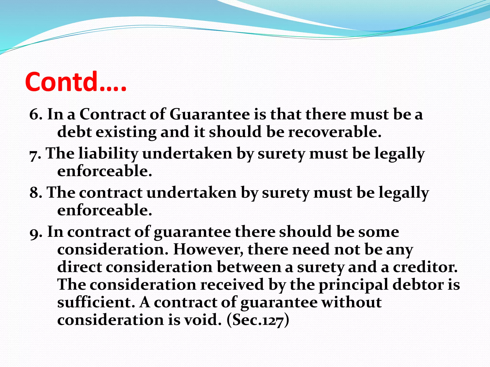 Contract of guarantee | PPTX