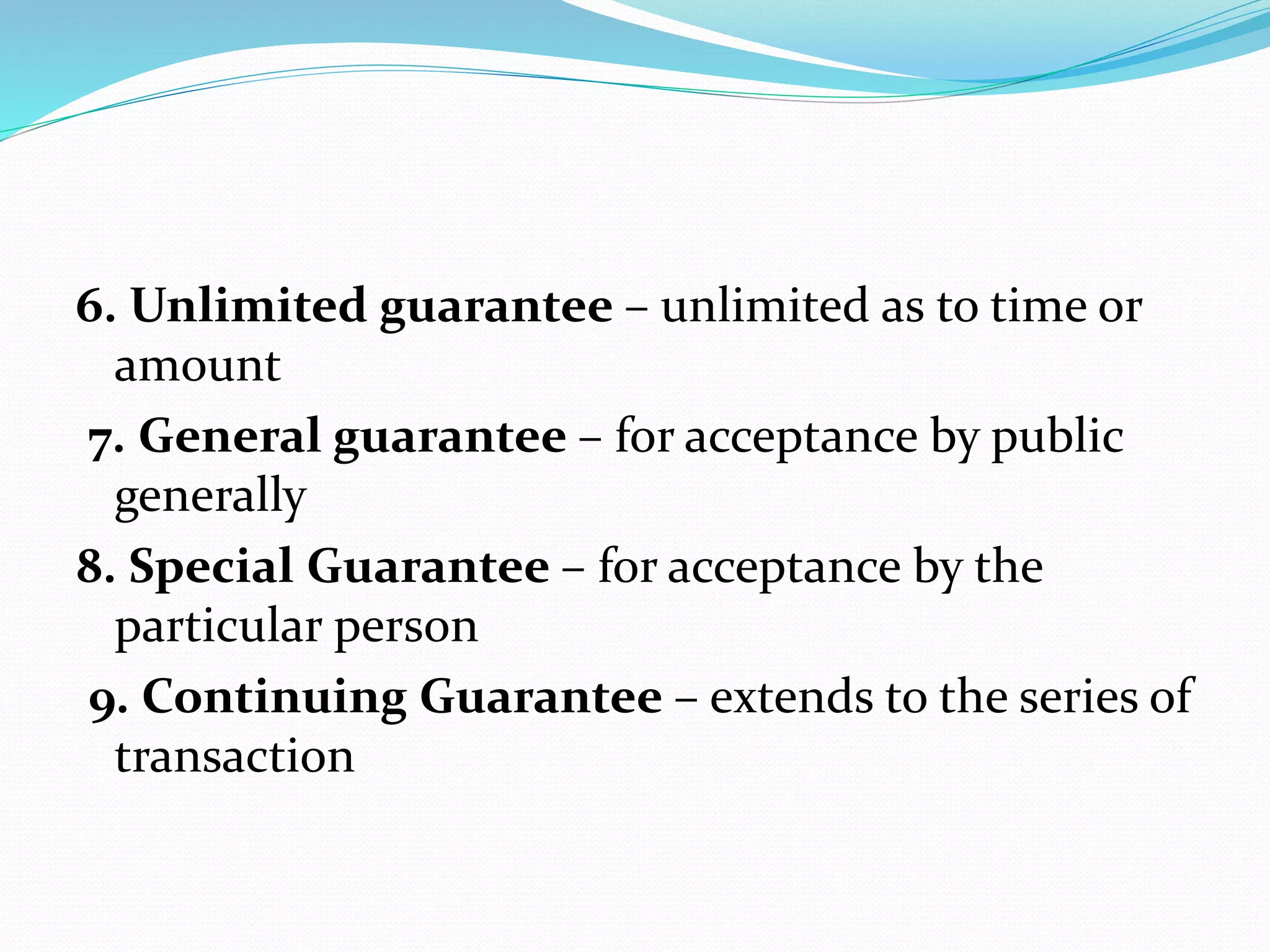 Contract of guarantee | PPTX
