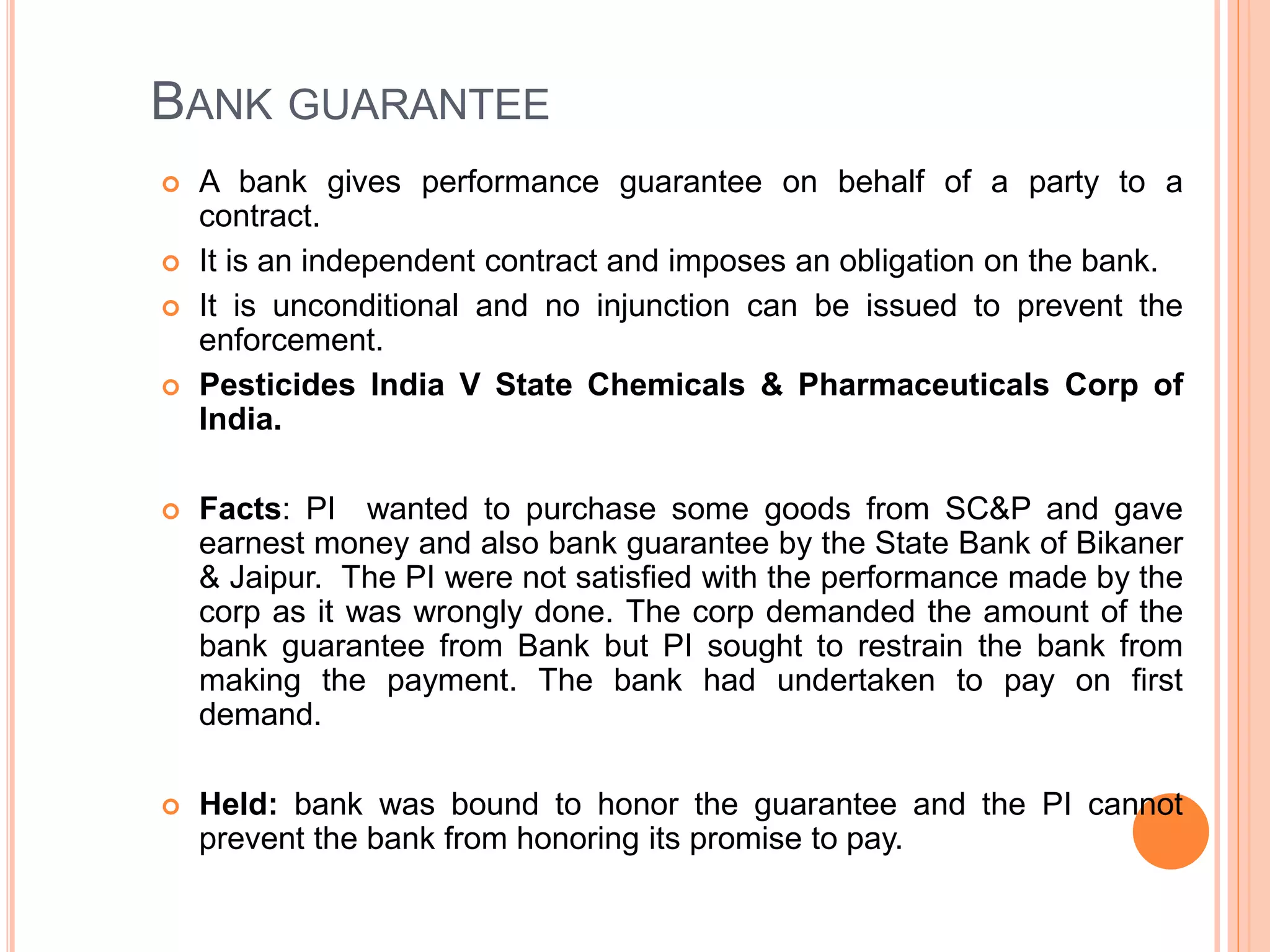 Contract of guarantee | PPTX