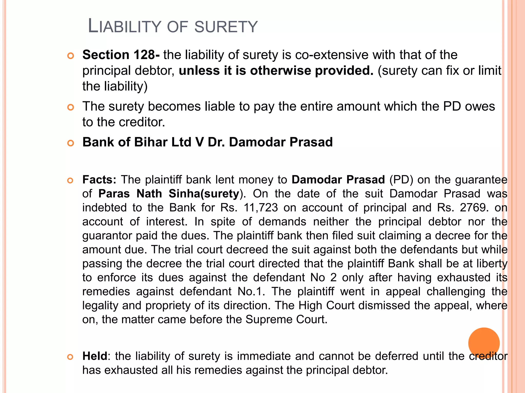 Contract of guarantee | PPTX