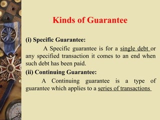 Contract of Guarantee - BL.Unit III.pptx
