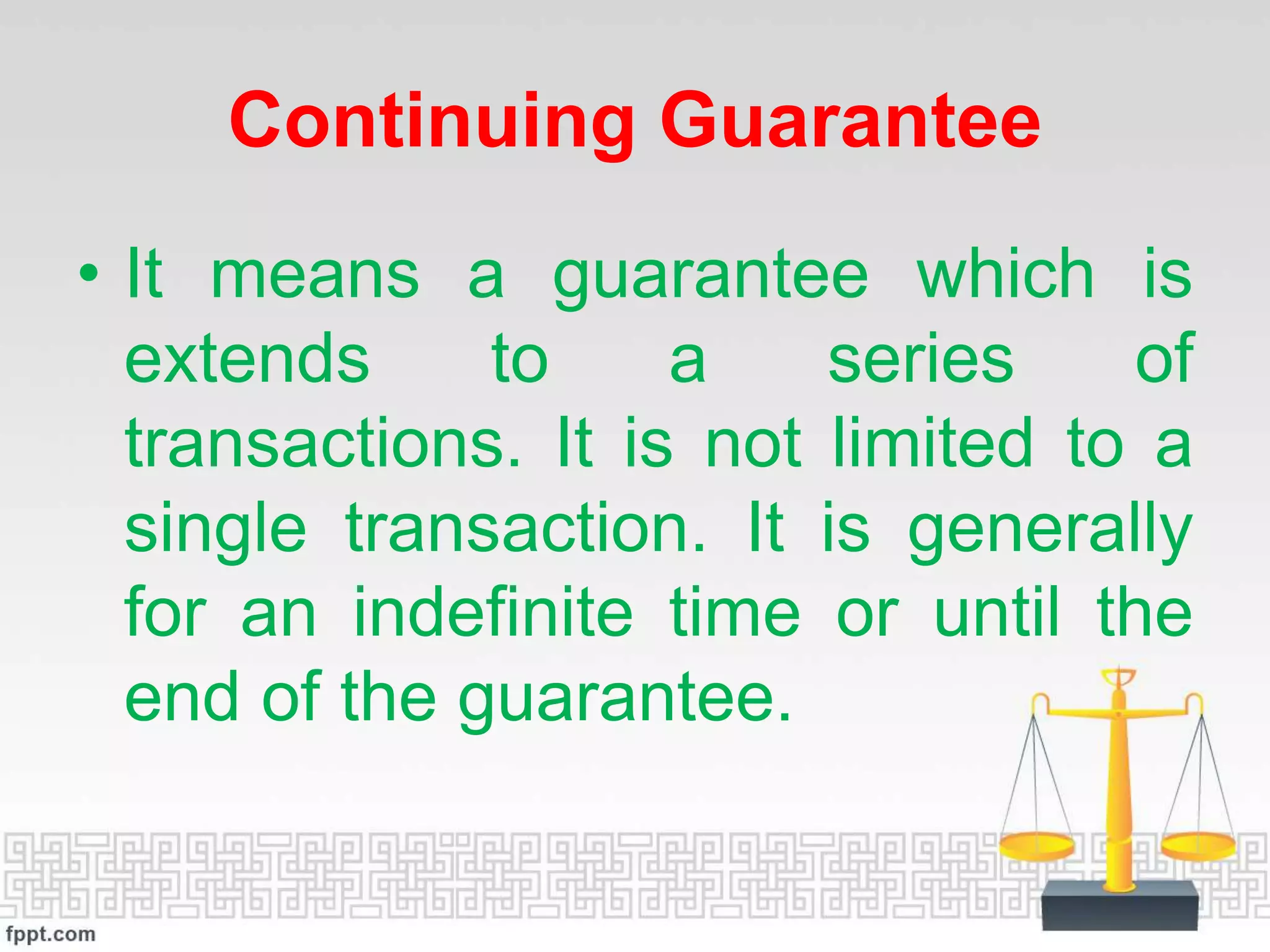 Contract of guarantee part 1 | PPT