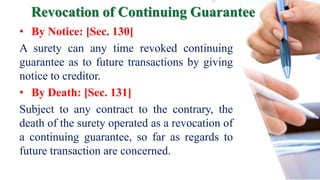 Contract of guarantee part 2 | PPTX