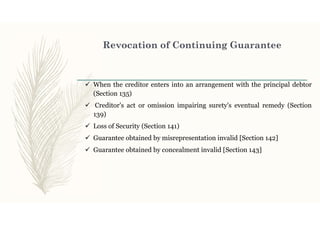 Contract of indemnity and guarantee | PDF