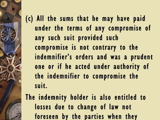 Contract of Indemnity and Guarantee | PPT