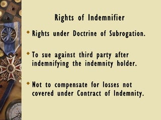 Contract of Indemnity and Guarantee | PPT