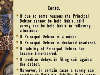 Contract of Indemnity and Guarantee | PPT