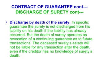 Contract of indemnity contract of guarantee | PPT