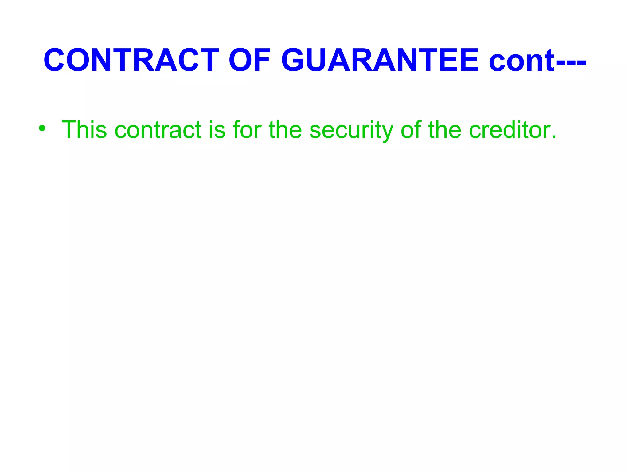 Contract of indemnity contract of guarantee | PPT