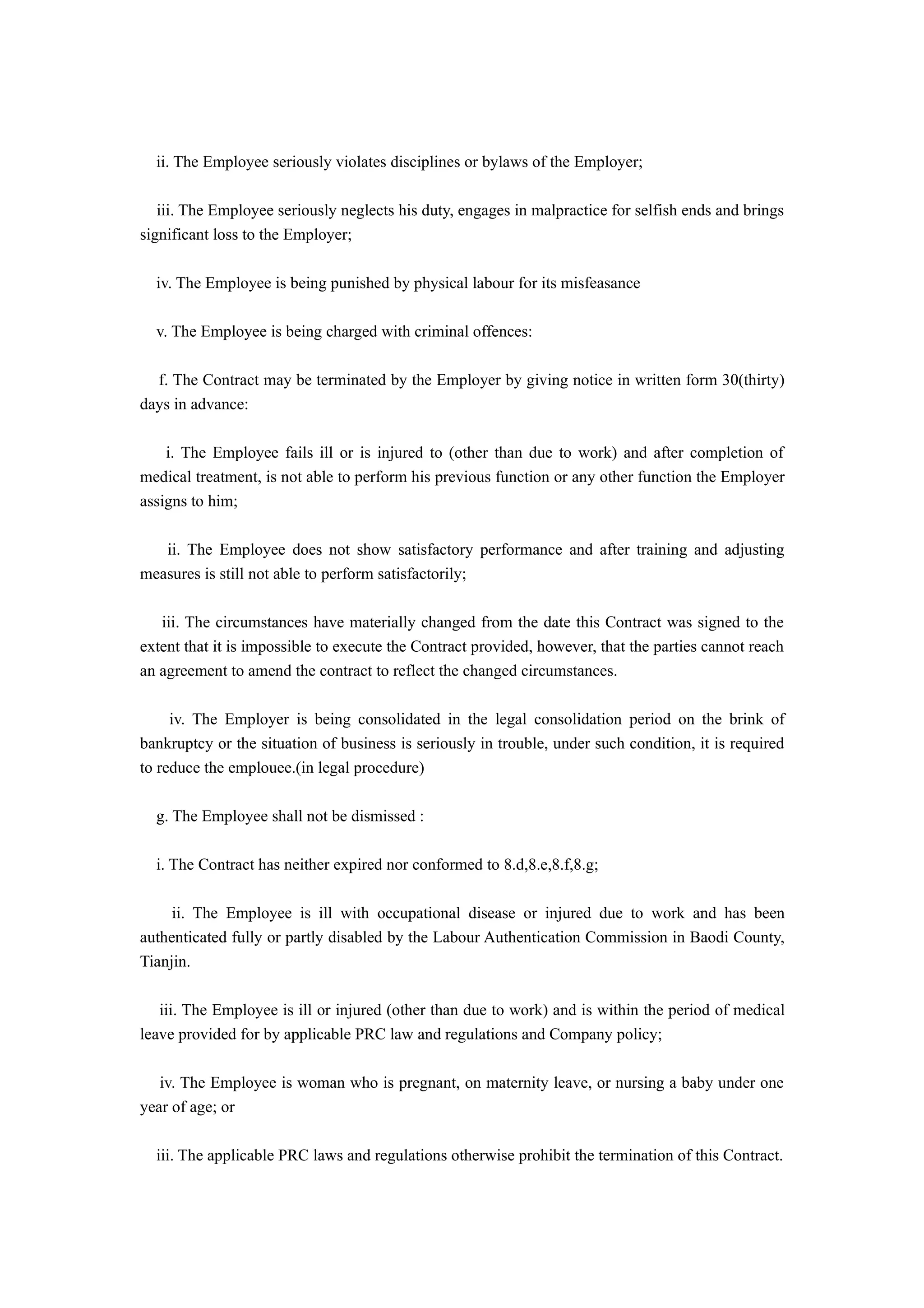 Contract of labour sample | PDF