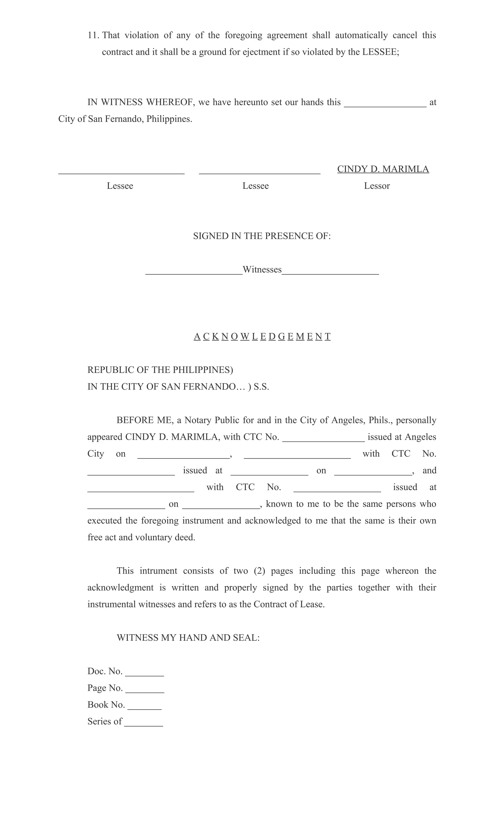 Contract | DOC