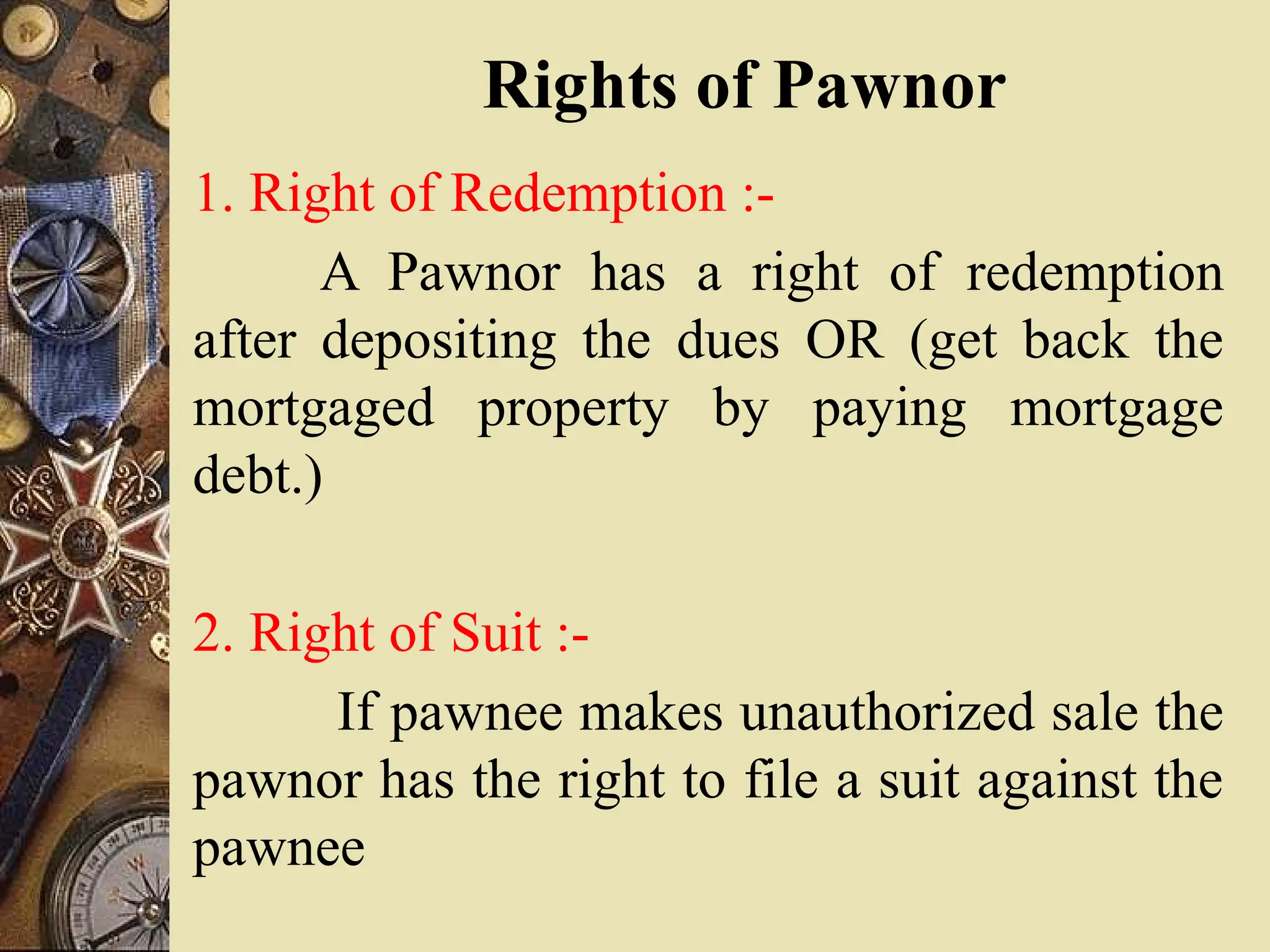 Contract of Pledge in Indian contract act- BL.Unit III.pptx