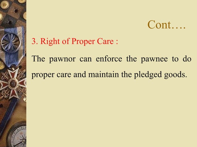 Contract of Pledge in Indian contract act- BL.Unit III.pptx