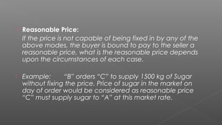 Contract of sale of goods | PPT