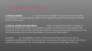 Contract of sale of goods | PPT
