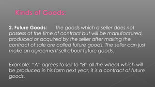 Contract of sale of goods | PPT