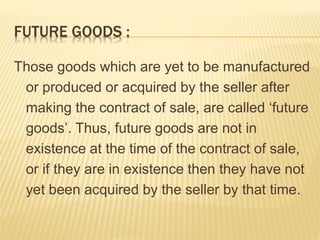 Contract of sale of goods | PPTX