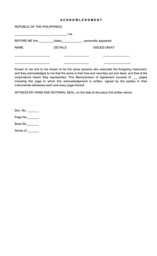 Contract of Usufruct | DOCX