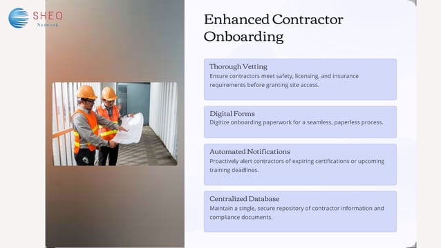 Efficient Contractor Management System Software for Safe Work | PPT