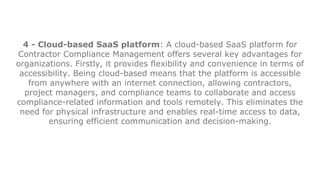 Contractor Compliance Management Tool | PPTX
