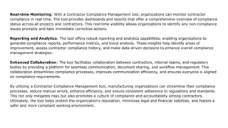 Contractor Compliance Management tool | PPTX
