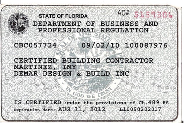 Contractor Licence 2012 | PDF